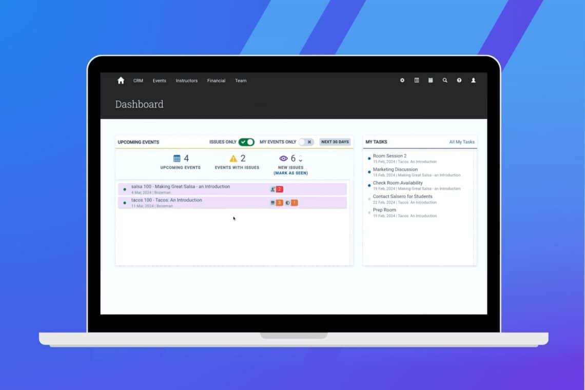 Dashboard Update - Administrate