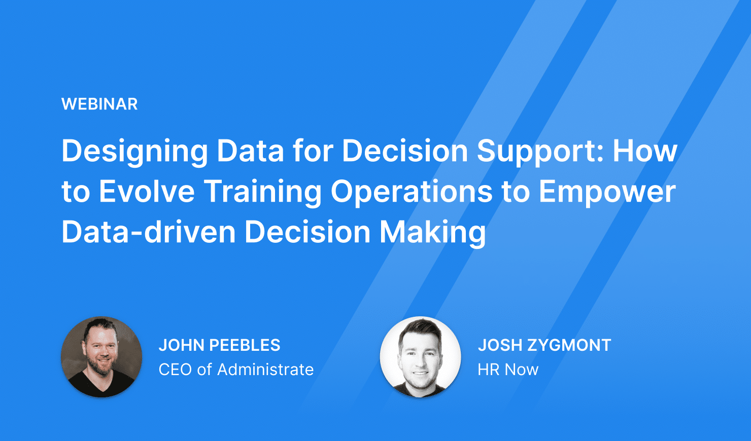 How to Evolve Training Operations to Empower Data-Driven Decision Making - Administrate